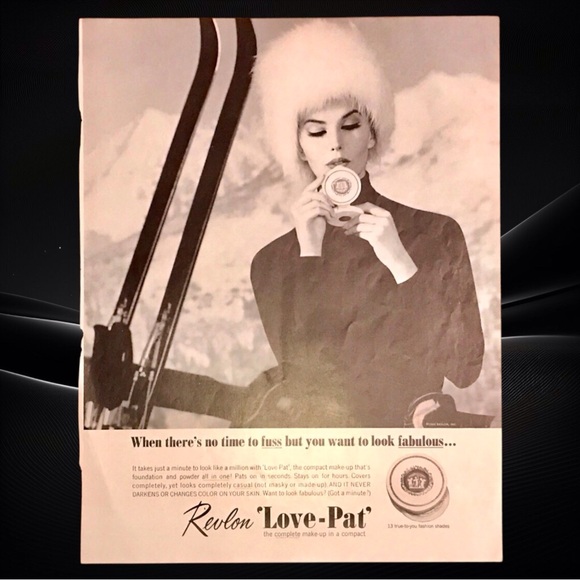 Revlon | Art | Vintage 94 Revlon Lovepat Advertising Print | Poshmark